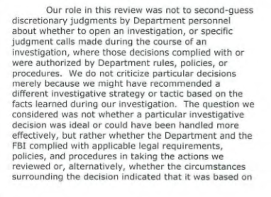 OIG FISA Report: Methodology – But Nothings Happening